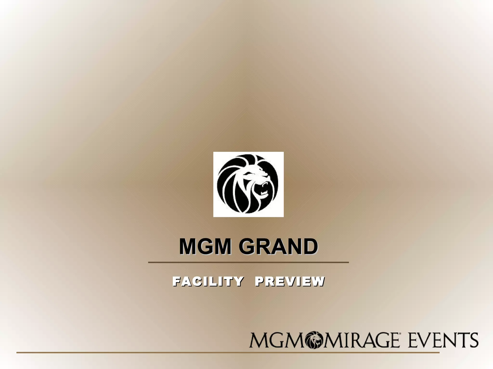 Mgm Grand Preview | PPS