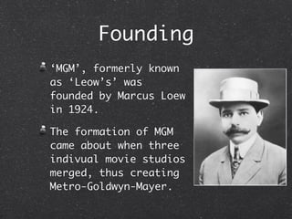 Mgm history | PDF
