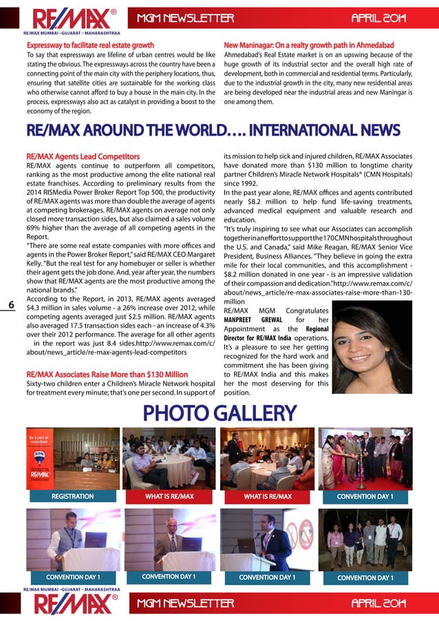 Mgm newsletter april 2014 | PDF