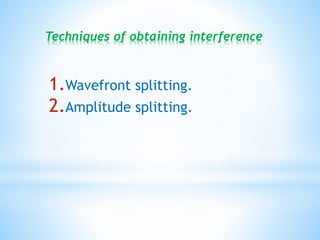 LIGHT SUPERPOSITION & CHARACTERS | PPT