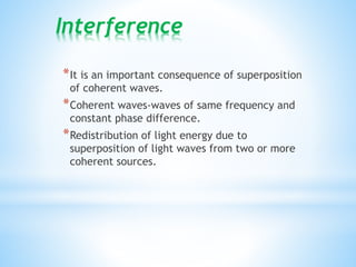 LIGHT SUPERPOSITION & CHARACTERS | PPT