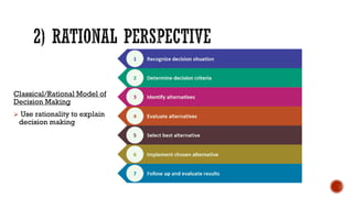 Principle of Management: Chapter 10 Decision Making | PPTX