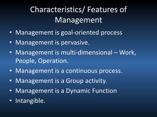 Concept Of Management | PPT