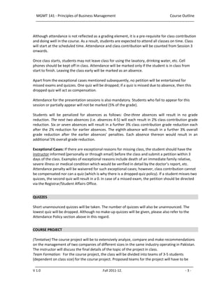 Mgmt 141 principles of business management | PDF