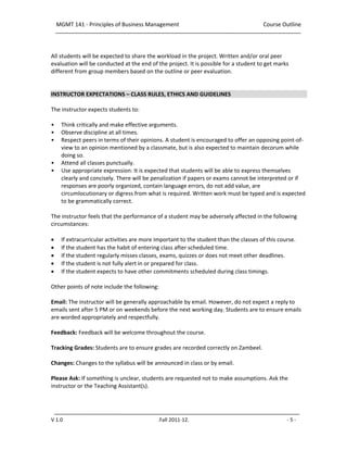 Mgmt 141 principles of business management | PDF