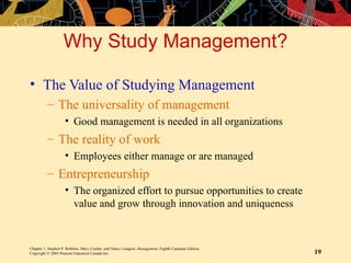 Introduction to Management and Organizations | PPT