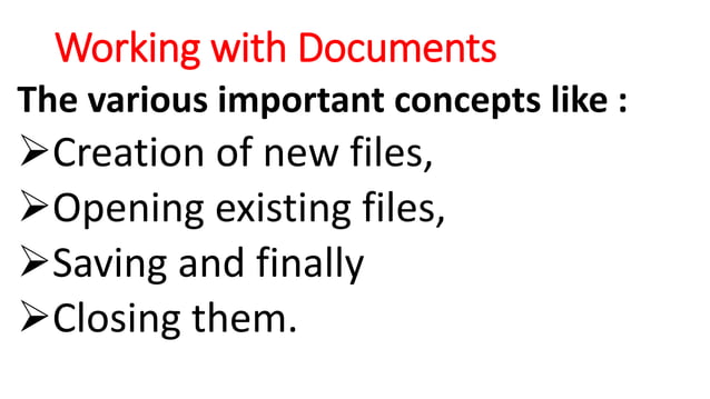 Computer application in management for thrid year degree student | PPT