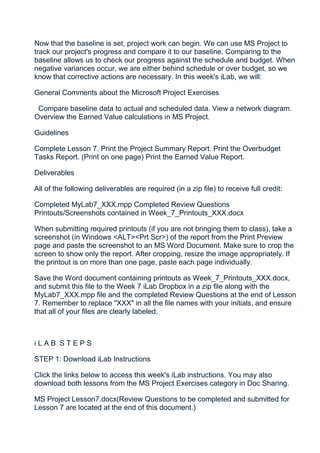 Mgmt404 project management whole course | PDF