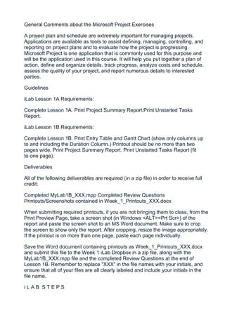 Mgmt404 project management whole course | DOCX