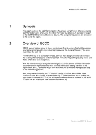 Value Chain Analysis | PDF