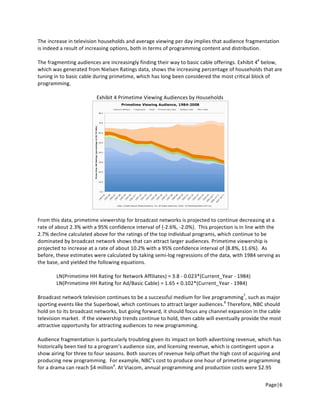 Television Network Strategy Research Paper | PDF | History | Genres