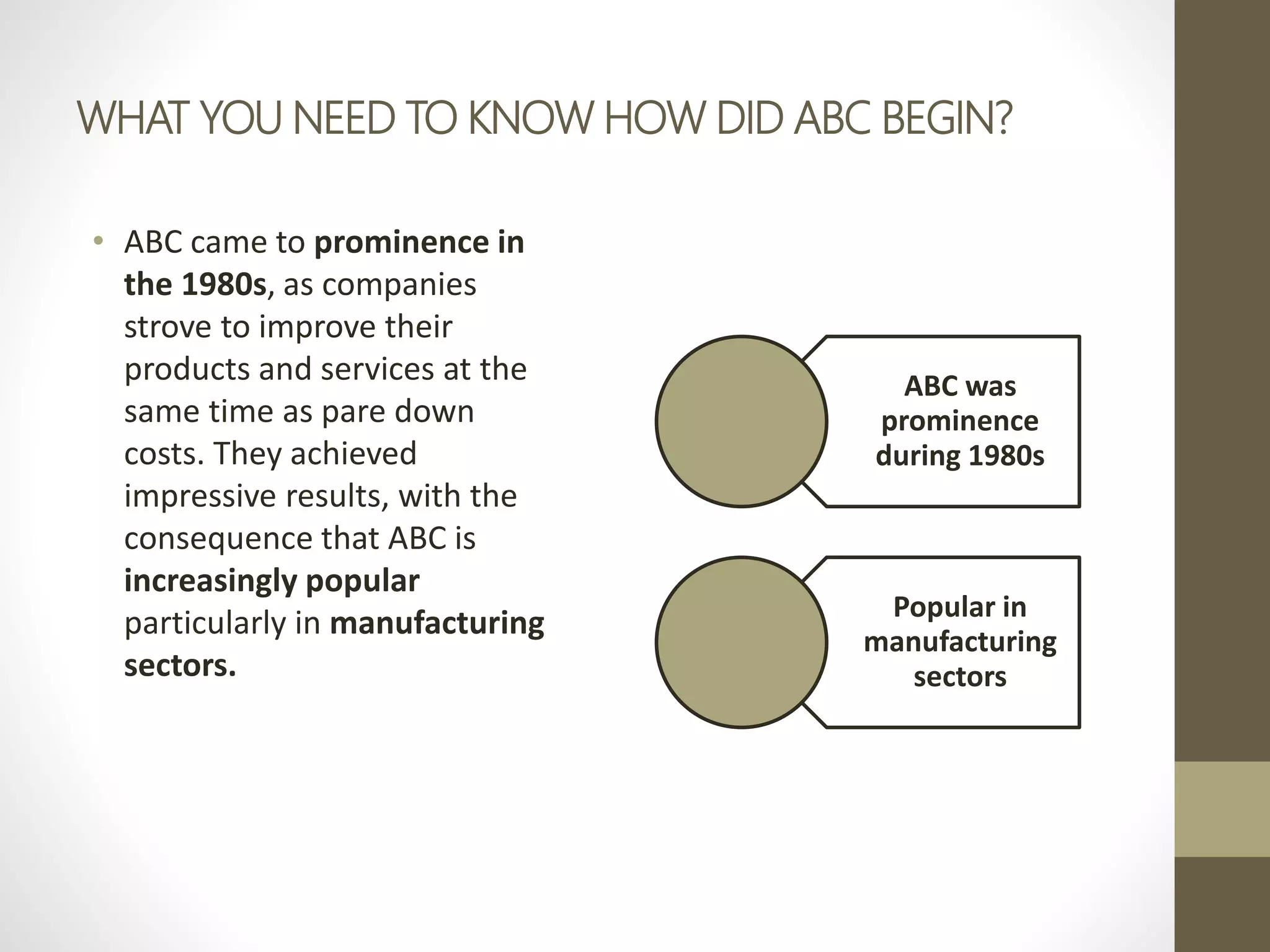 Chapter 11 : Activity Based Costing and Accounting Information | PPTX