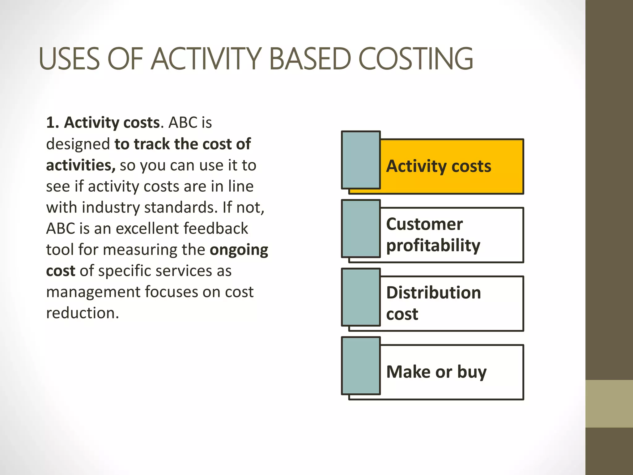 Chapter 11 : Activity Based Costing and Accounting Information | PPTX