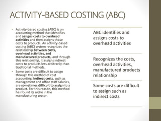 Chapter 11 : Activity Based Costing and Accounting Information | PPTX