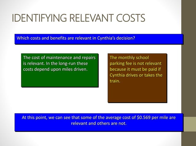 Chapter 5 : Relevant Costing For Decision Making | PPTX | Business ...