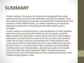 Chapter 8 : Types of Costing | PPTX