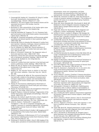 Management of Non Disco-genic low back pain: Our Experience of 40 Cases ...