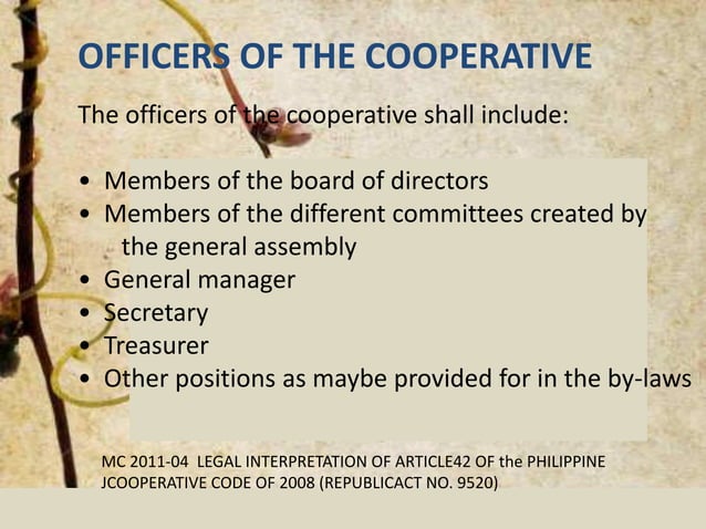 Cooperative Management | PDF | Business | Business and Finance