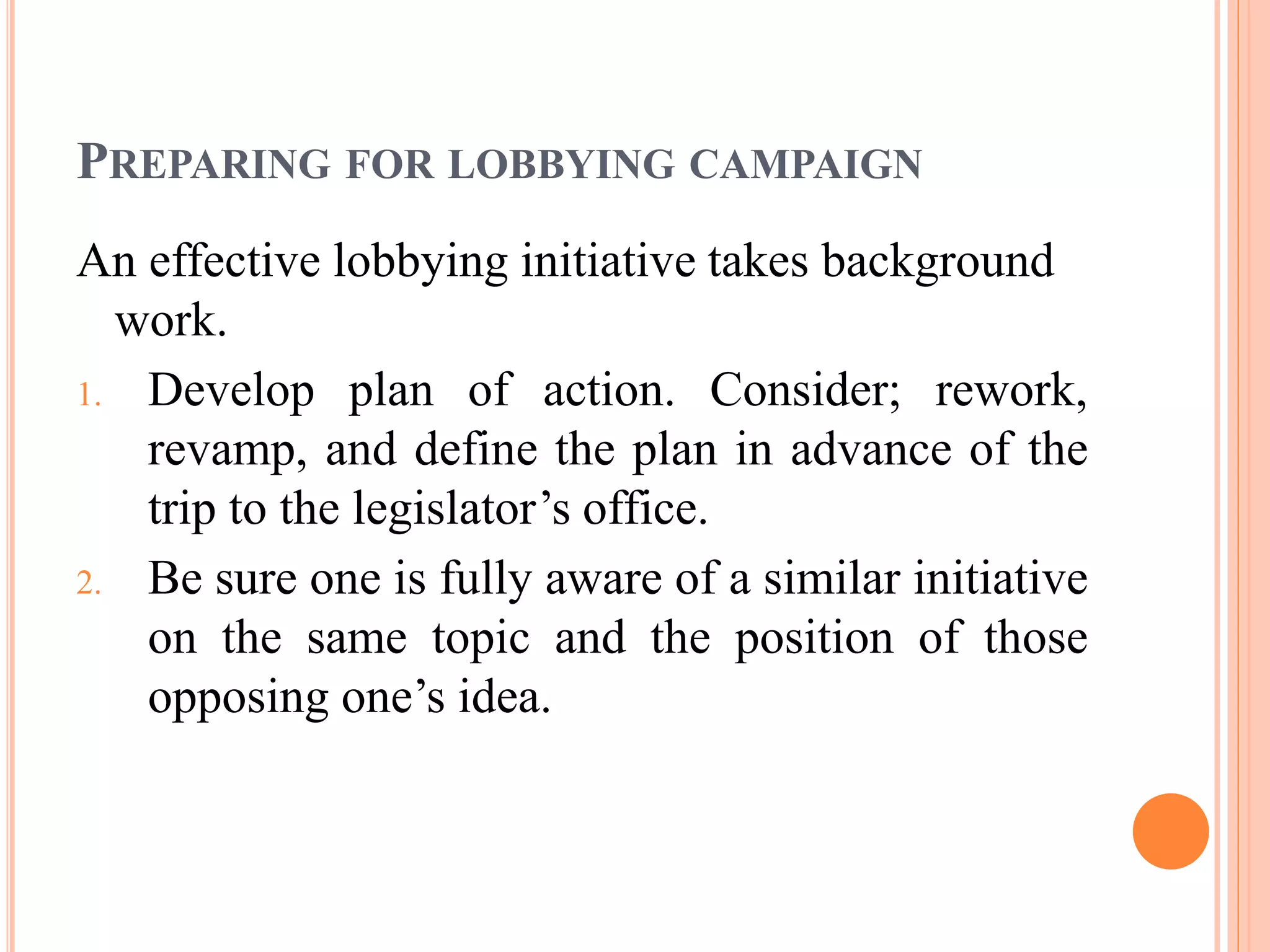 Lobbying, Decision making, Critical thinking, Stress management | PPTX