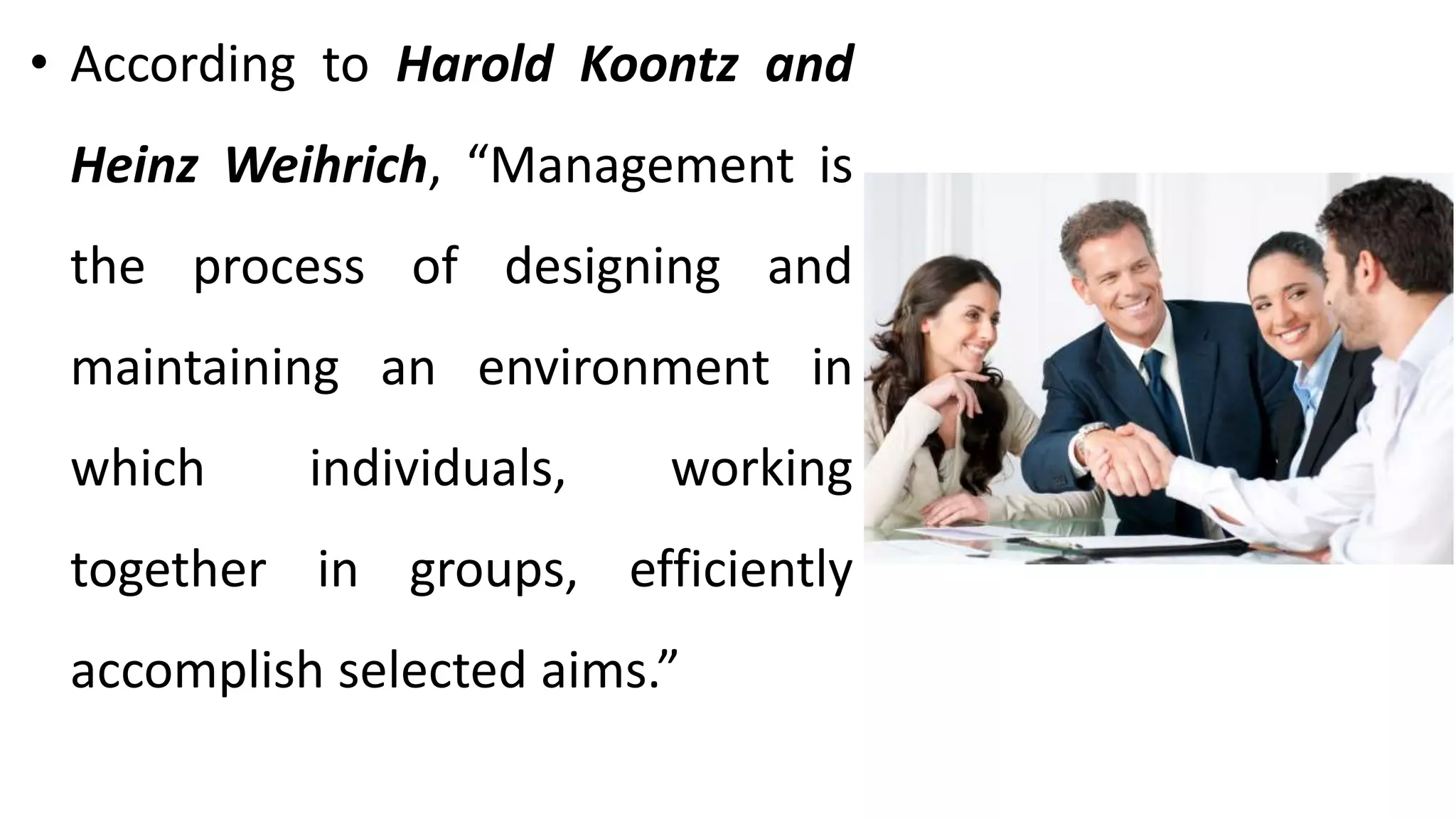 CONCEPT, TYPES, PRINCIPLES AND TECHNIQUES, THEORIES AND MODELS OF ...