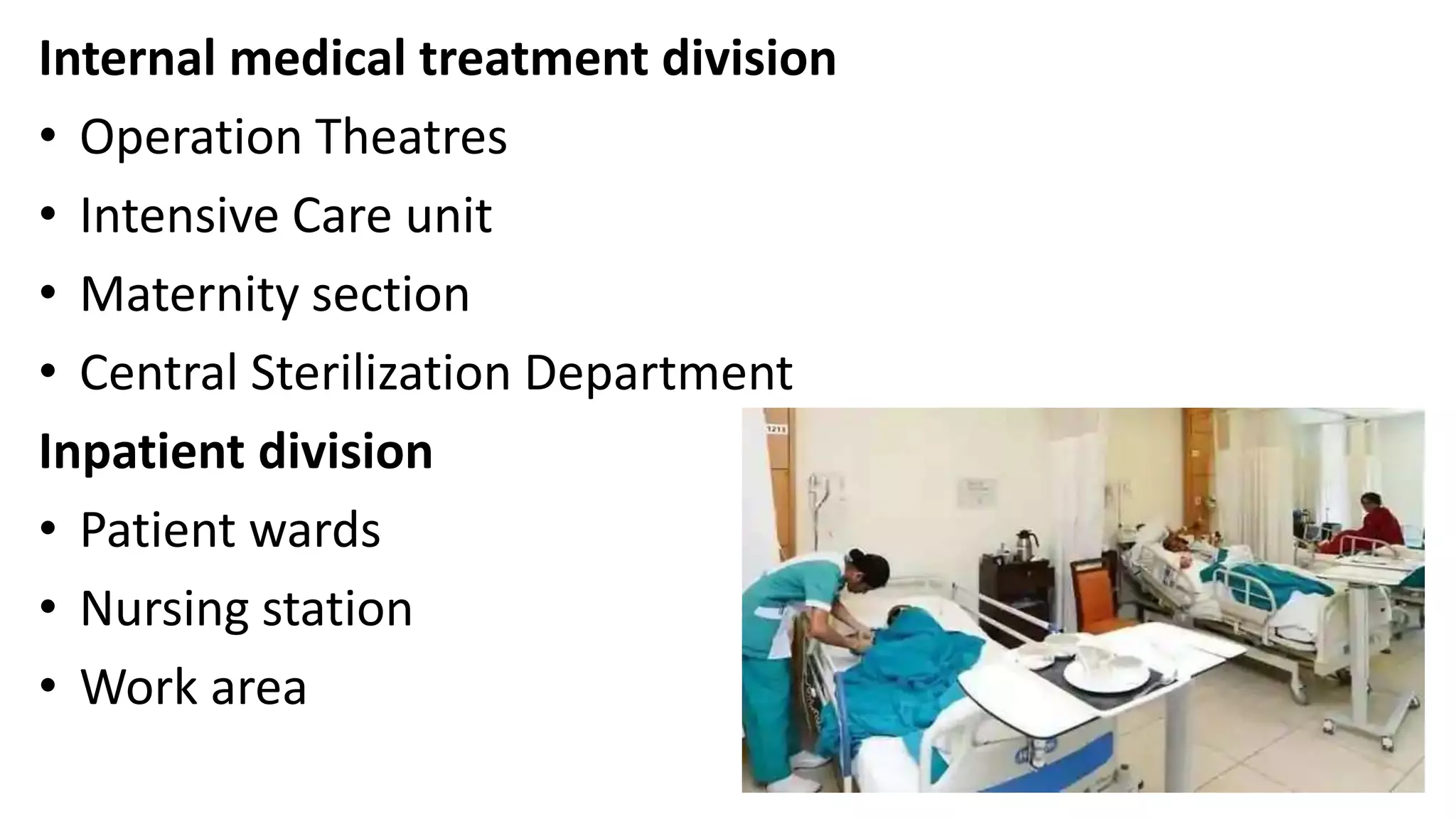 Planning and organizing: Hospital, unit and ancillary services | PPTX
