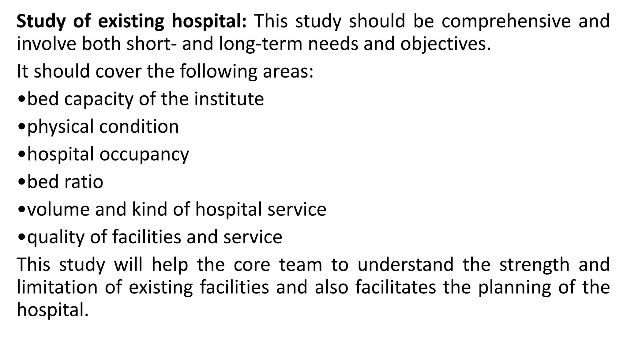 Planning and organizing: Hospital, unit and ancillary services | PPTX