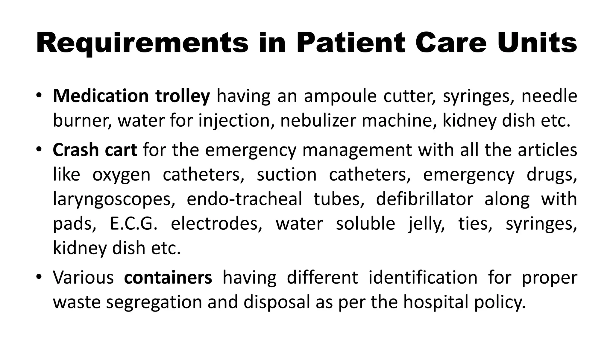 Planning and organizing: Hospital, unit and ancillary services | PPTX