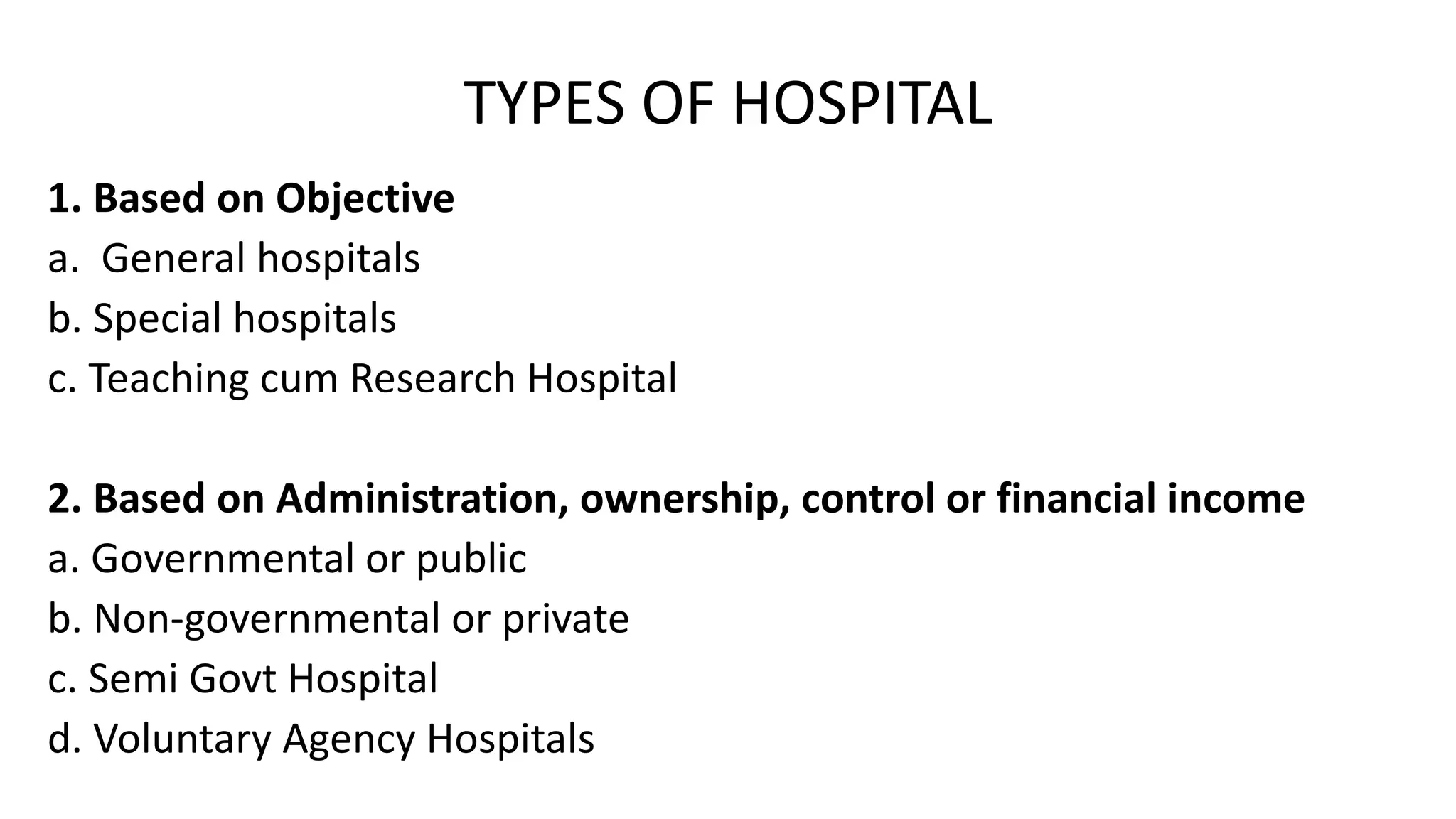 Planning and organizing: Hospital, unit and ancillary services | PPTX