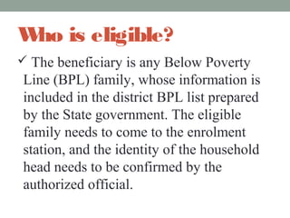 Rashtriya Swastiya Bima Yojana - RSBY | PPTX