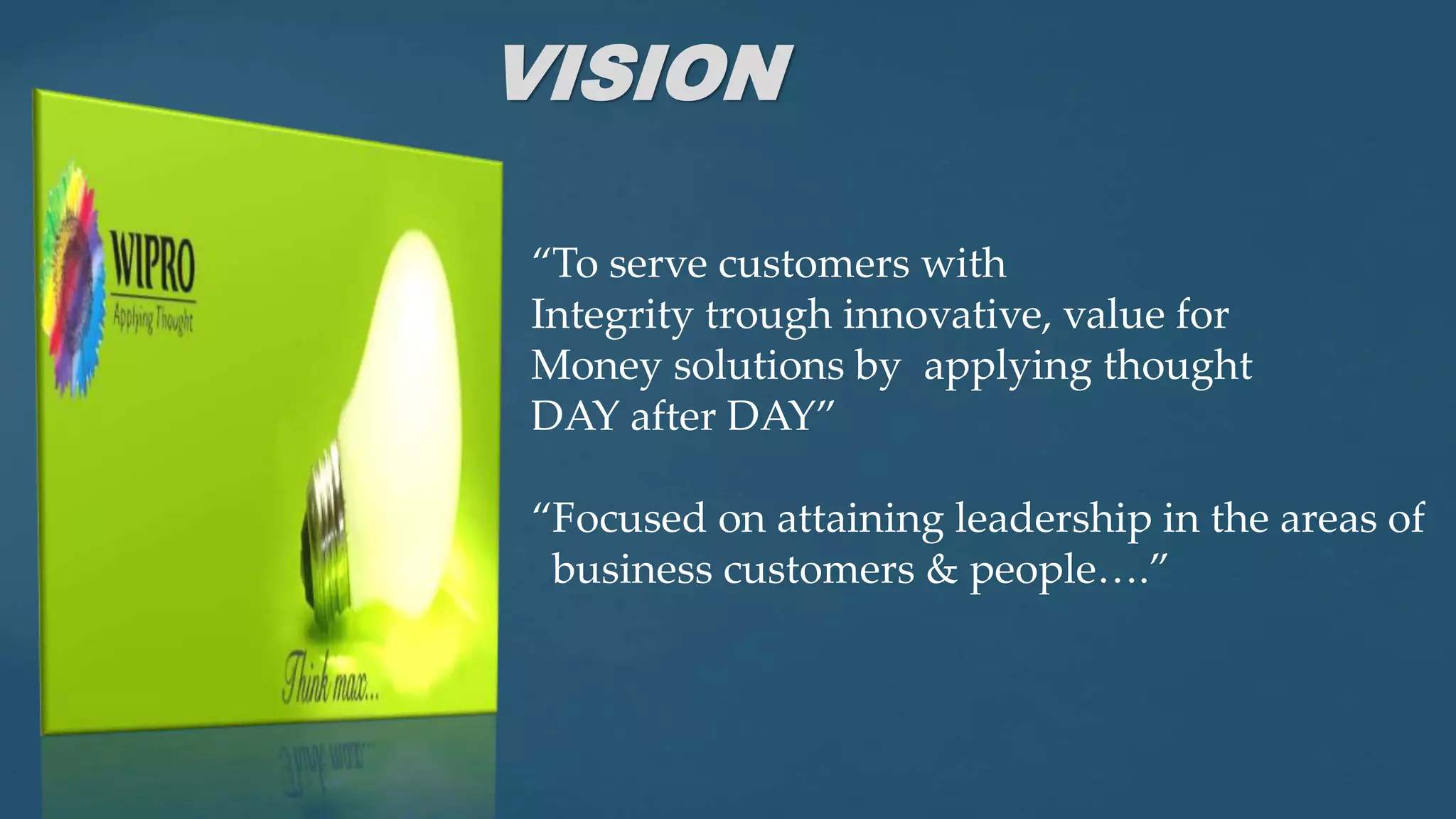 Presentation on Wipro | PPTX