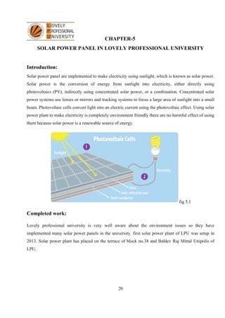 MGN project on the topic SOLAR POWER PLANT | PDF