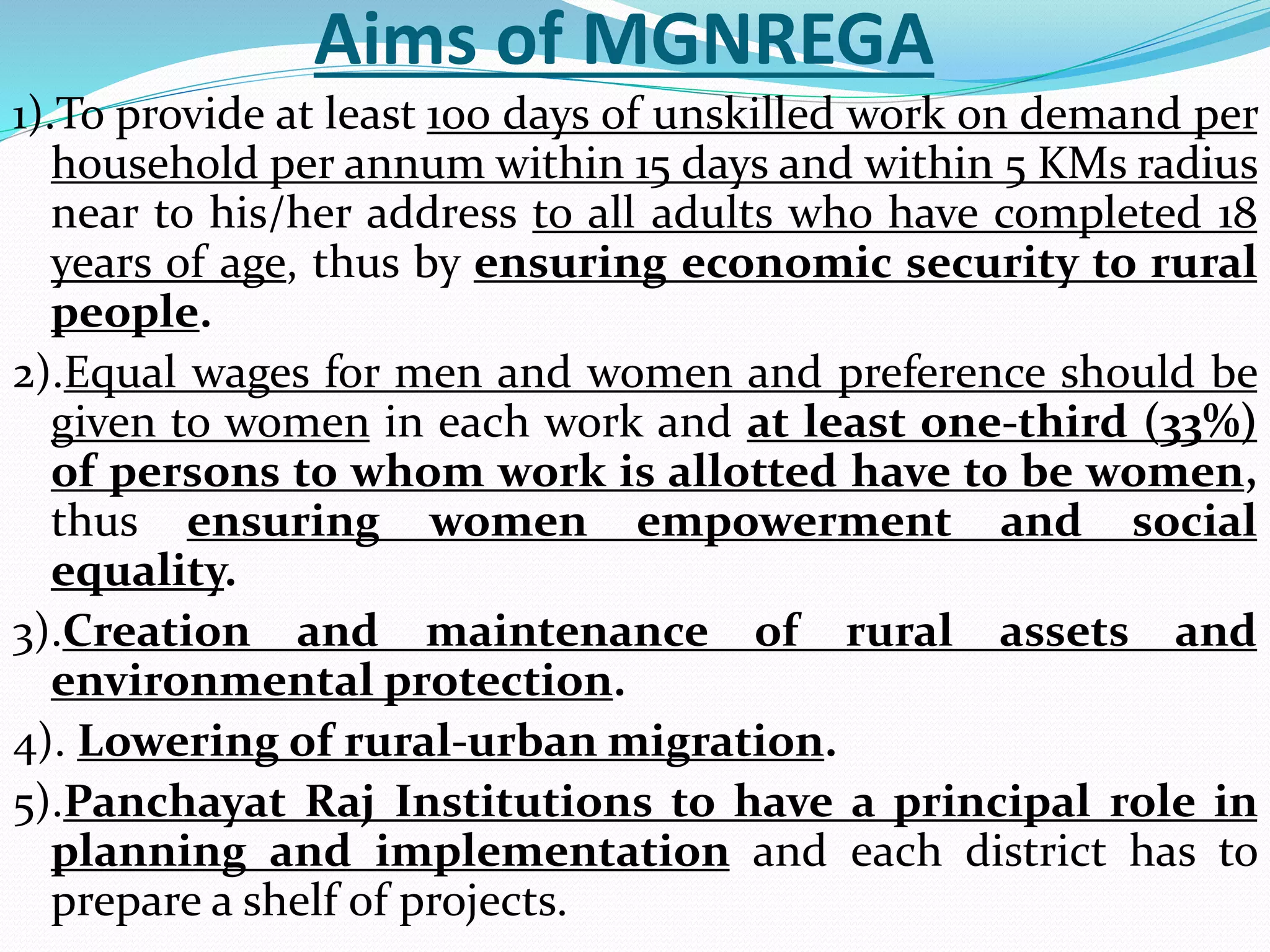 Mgnrega | PPTX