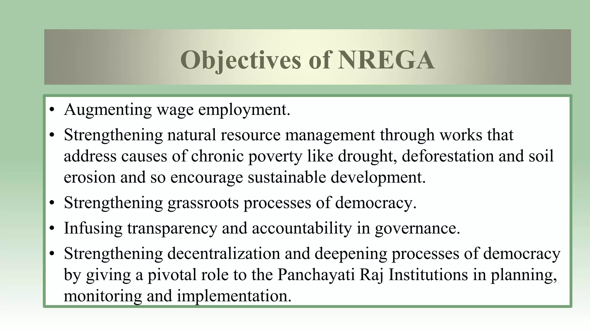 MGNREGA | PPTX