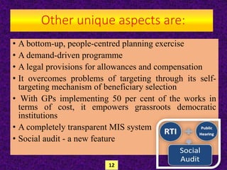 Mgnrega an overview | PPTX
