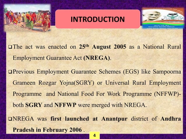 Mgnrega an overview | PPTX