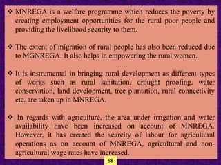 Mgnrega an overview | PPTX