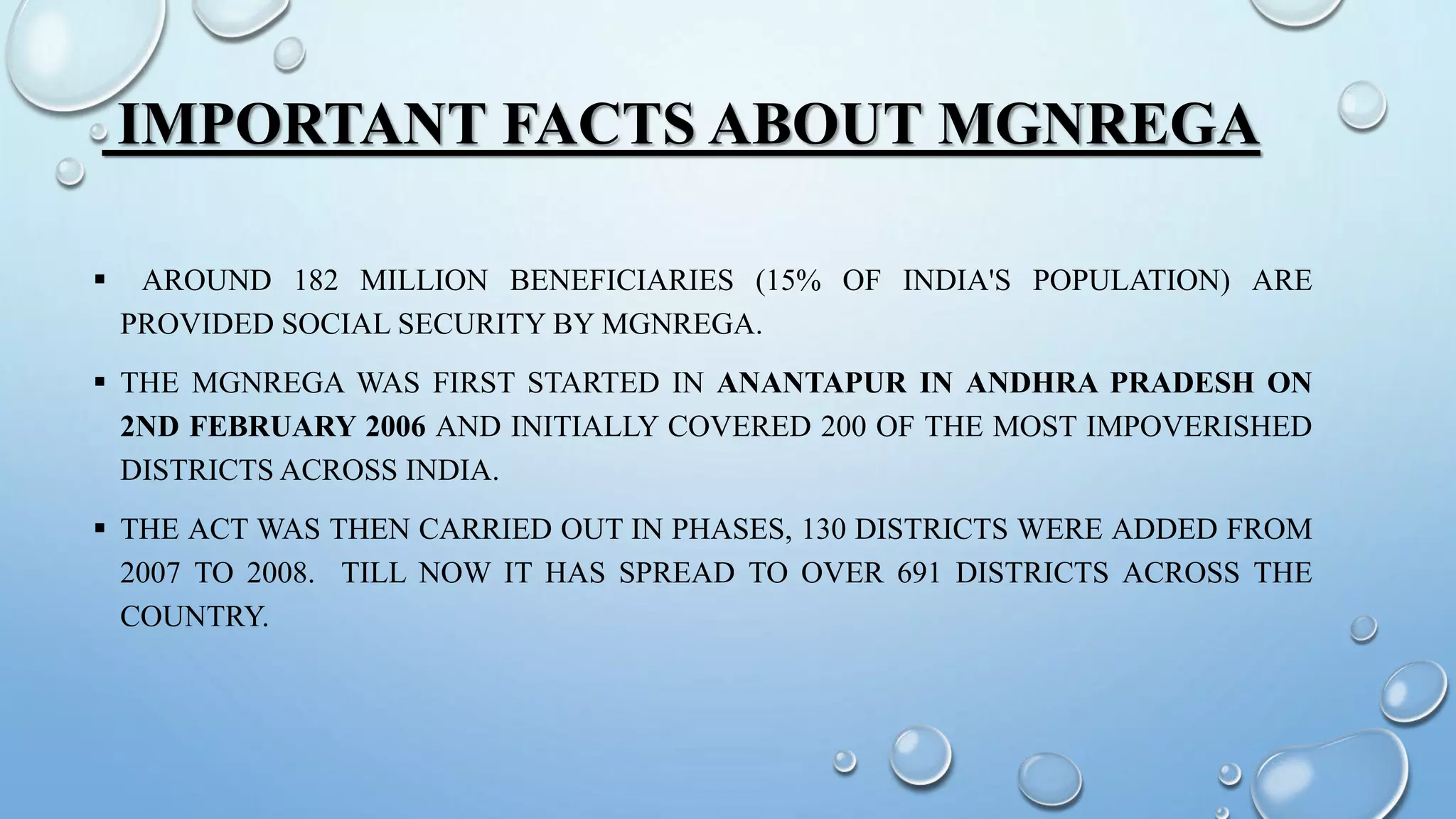Mgnrega 2005 ppt | PPTX