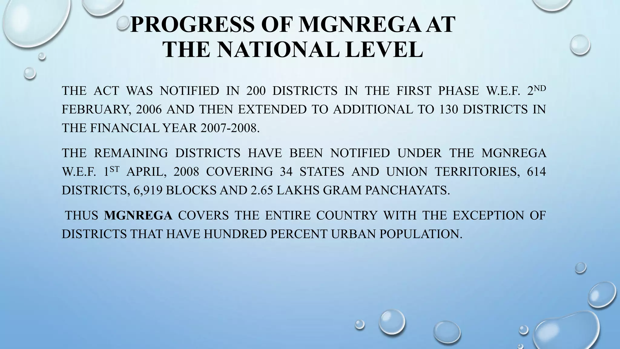 Mgnrega 2005 ppt | PPTX