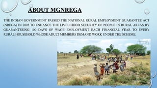 Mgnrega 2005 ppt | PPTX