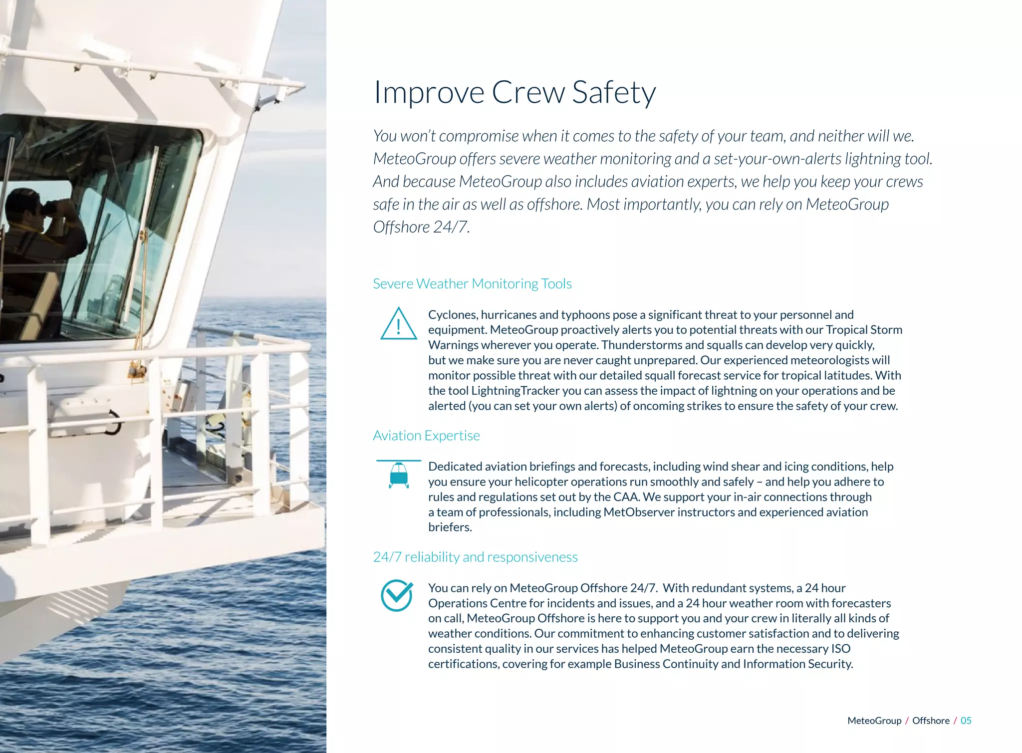 MeteoGroup offshore brochure 2017 | PDF