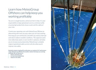 MeteoGroup offshore brochure 2017 | PDF