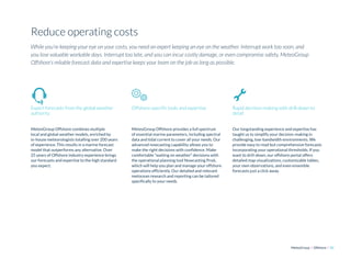 MeteoGroup offshore brochure 2017 | PDF