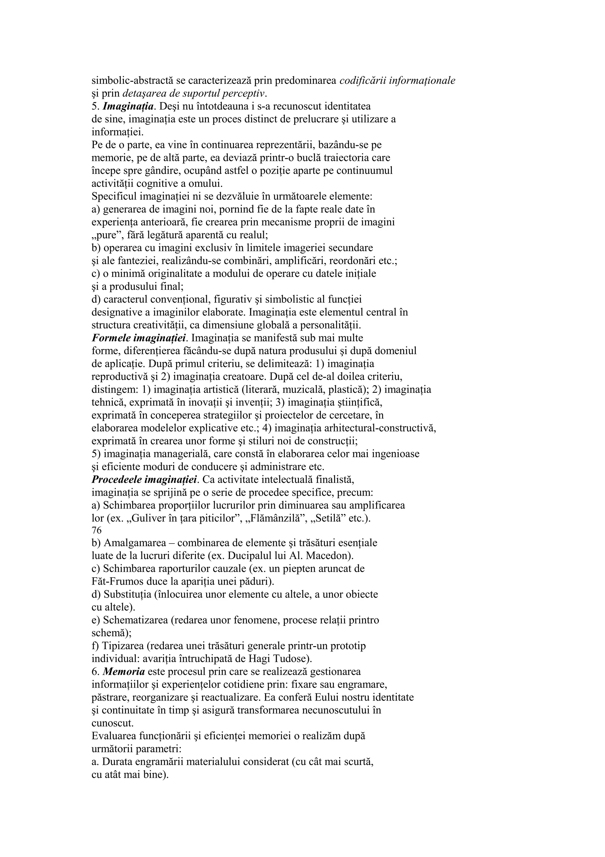 M golu fundamentele psihologiei | DOC