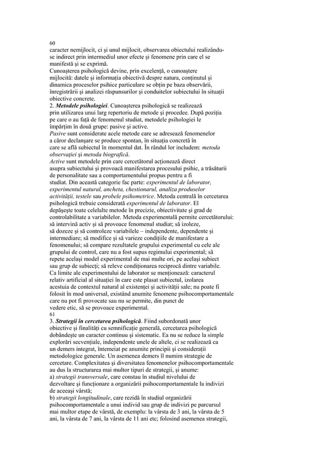 M golu fundamentele psihologiei | DOC