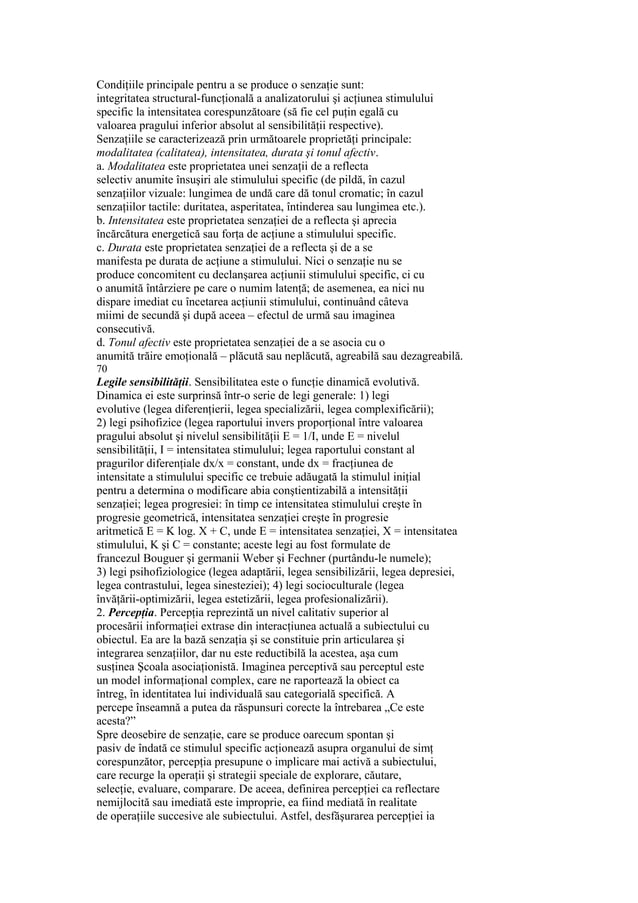 M golu fundamentele psihologiei | DOC