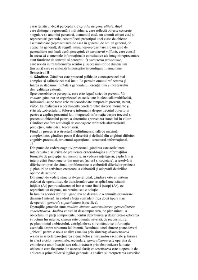 M golu fundamentele psihologiei | DOC