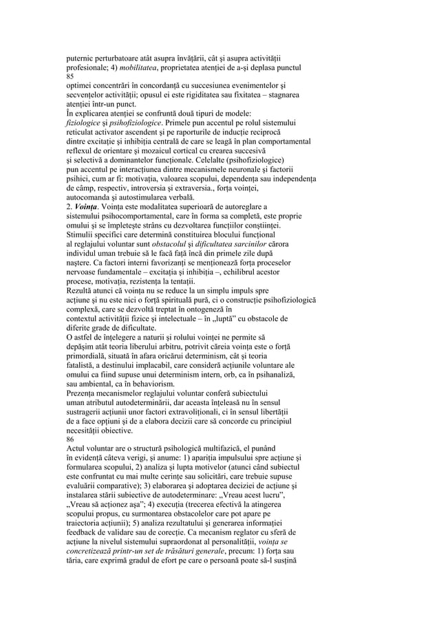 M golu fundamentele psihologiei | DOC