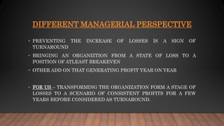 ( turnaround management ) | PPTX