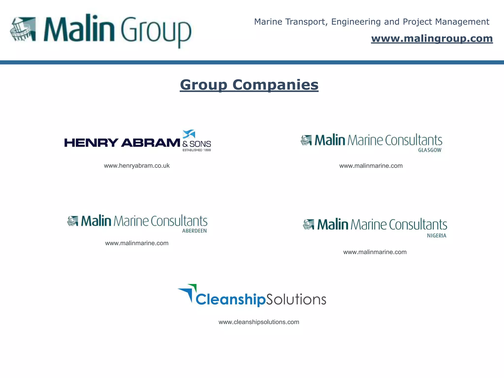 Malin Group Overview Presentation | PPT