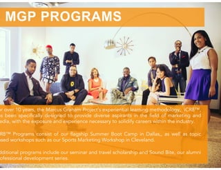 Marcus Graham Project Overview - 2019 | PDF